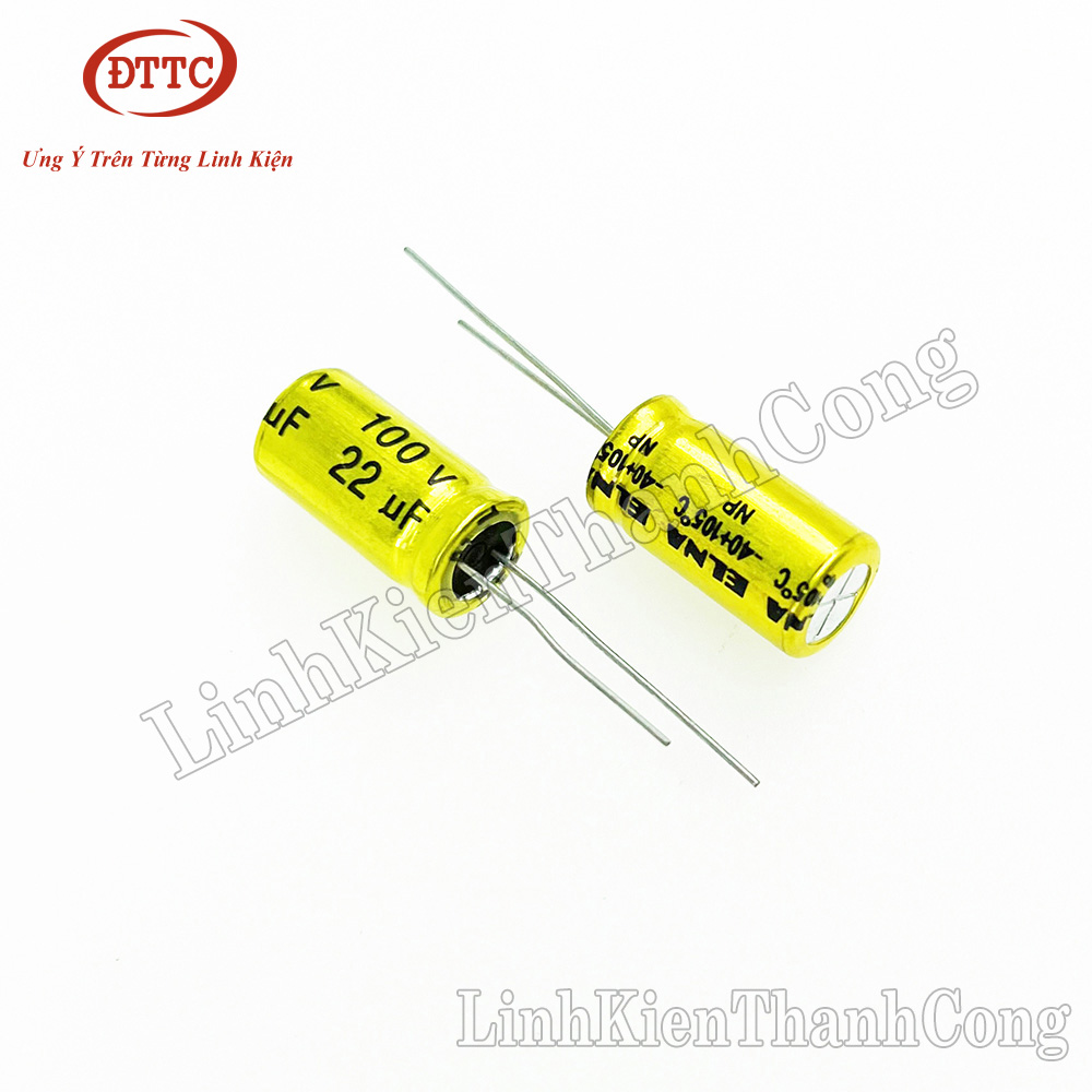 Tụ Phân Tần ELNA 22uF 100V (10x20mm)