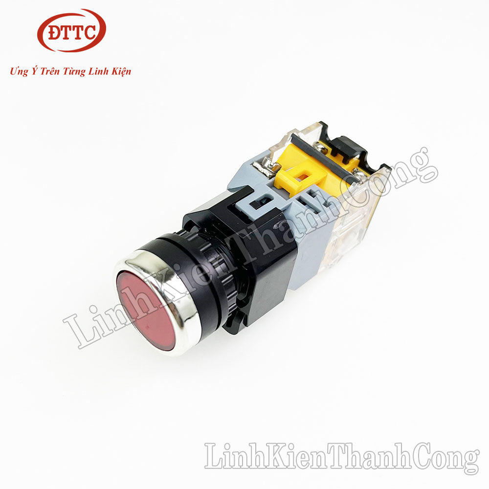 Công Tắc Nhấn Nhả LA38-11 Phi 22mm Màu Đỏ