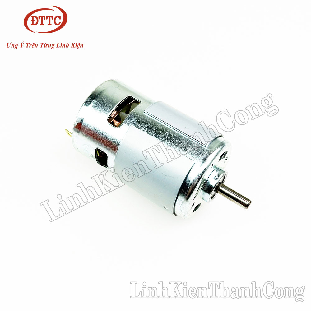 Động Cơ Motor 775 12V-24V 12000rpm Trục Tròn