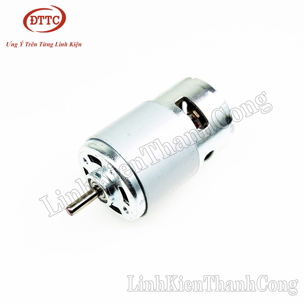 Động Cơ Motor 775 12V-24V 12000rpm Trục Tròn