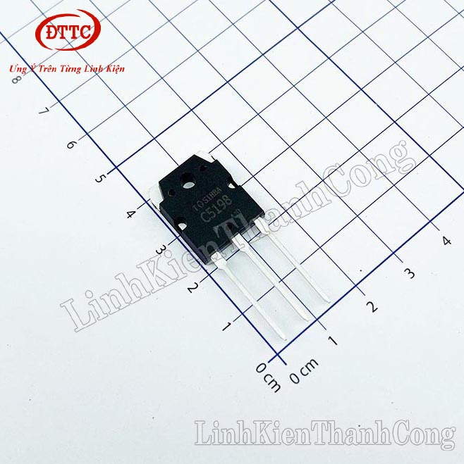 Transistor C5198 NPN 10A 140V TO-3P Mới