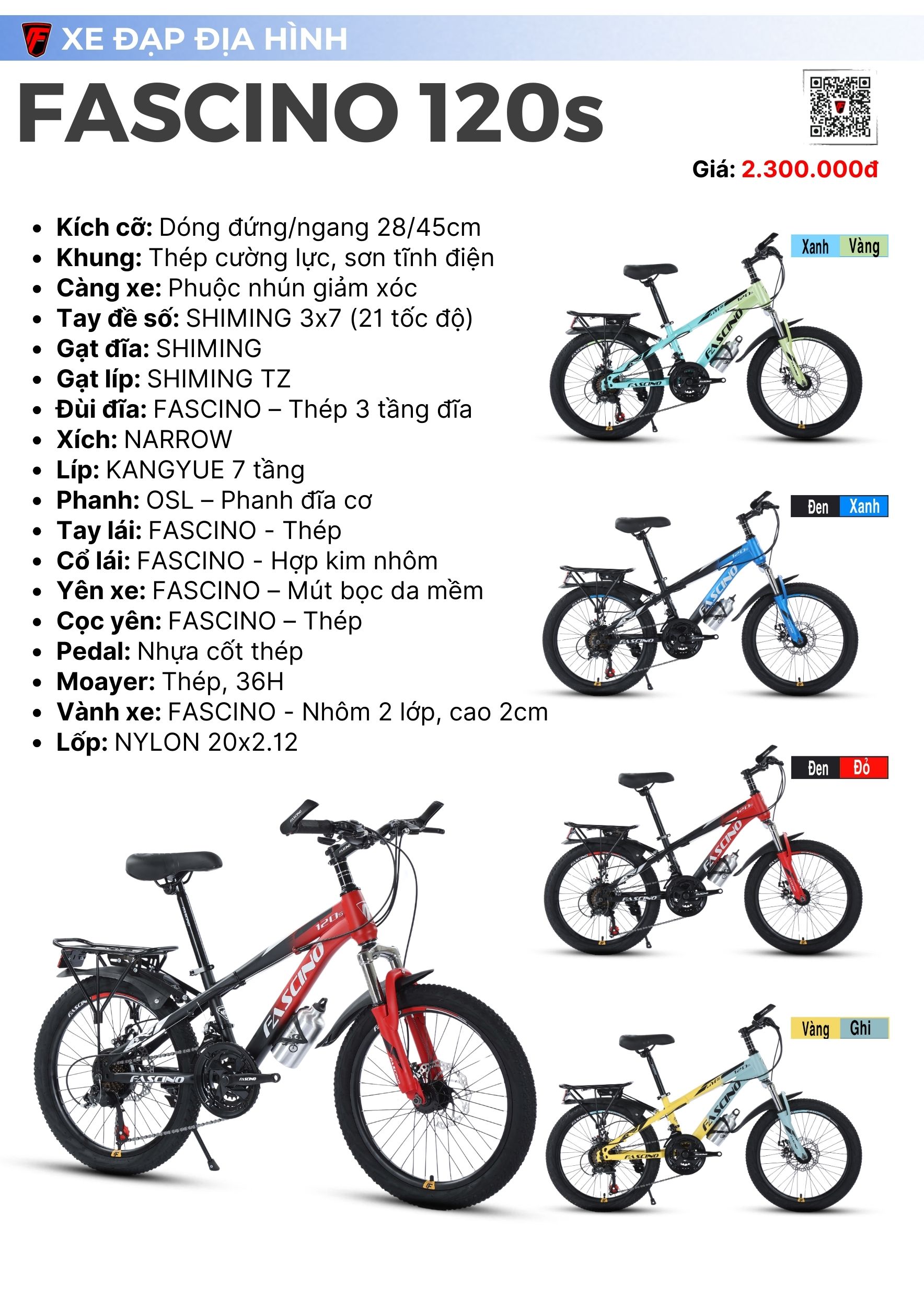 CATALOGUE FASCINO BIKE | XE ĐẠP FASCINO - Tốt Hơn, Đẹp Hơn, Rẻ Hơn
