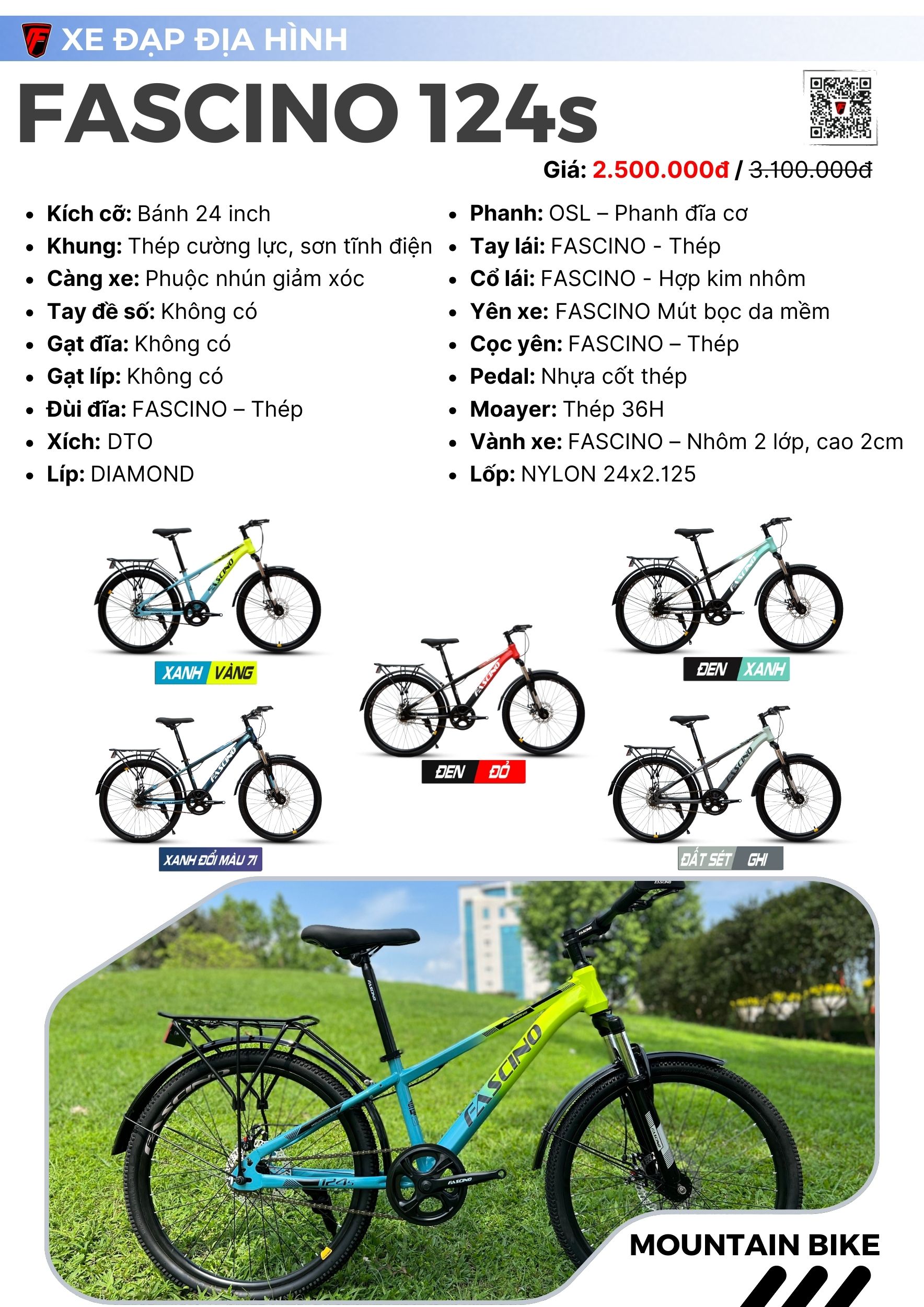 CATALOGUE FASCINO BIKE | XE ĐẠP FASCINO - Tốt Hơn, Đẹp Hơn, Rẻ Hơn