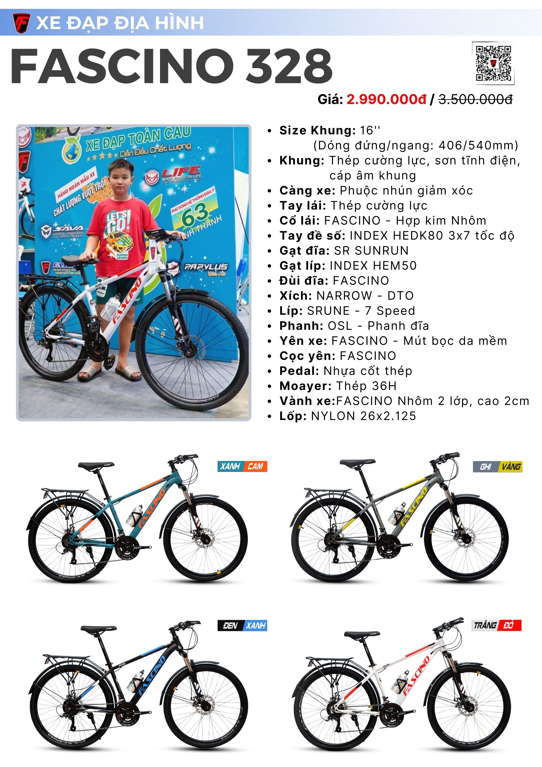 CATALOGUE FASCINO BIKE | XE ĐẠP FASCINO - Tốt Hơn, Đẹp Hơn, Rẻ Hơn