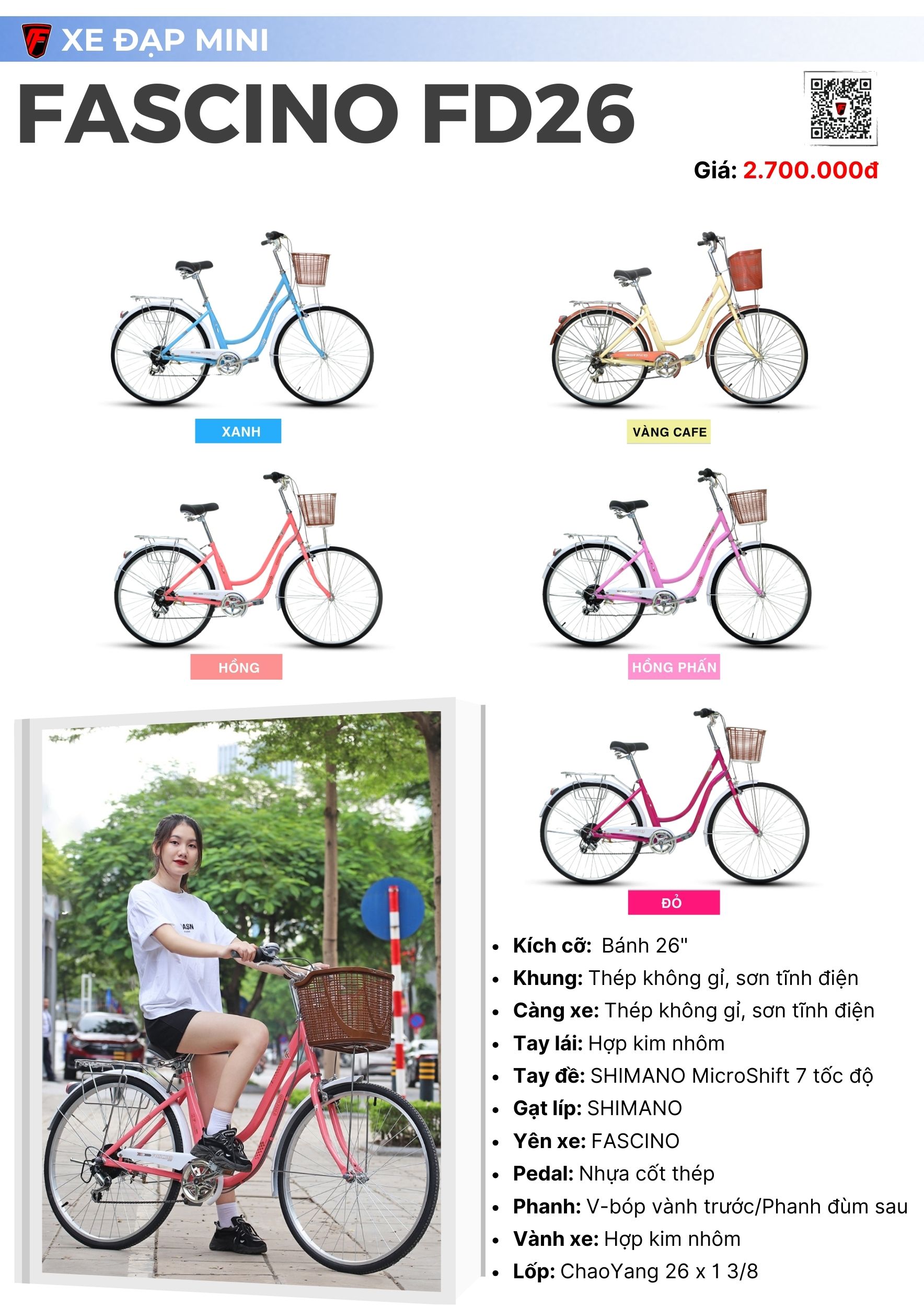 CATALOGUE FASCINO BIKE | XE ĐẠP FASCINO - Tốt Hơn, Đẹp Hơn, Rẻ Hơn