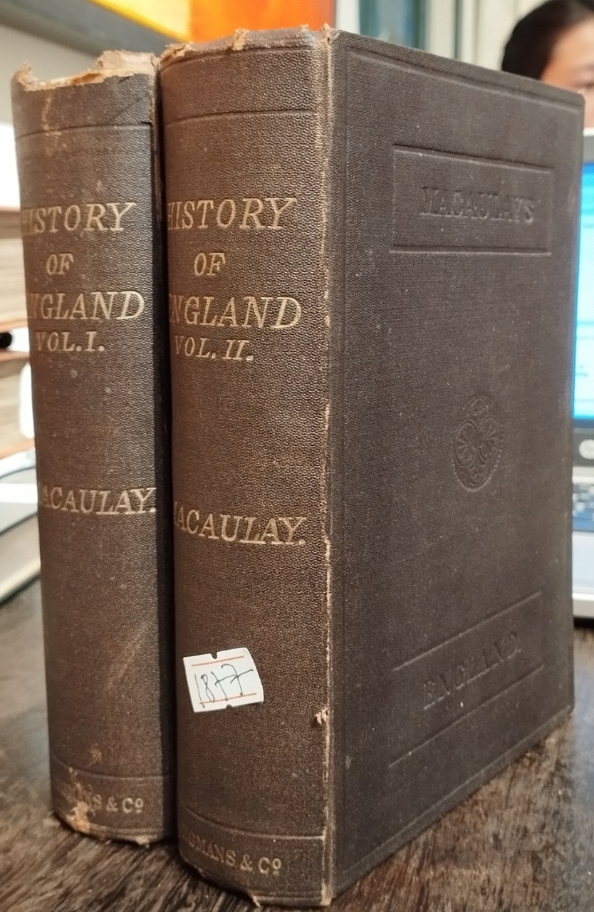 History Of England Volume 1-2 by Lord Macaulay - Bookworm Hanoi