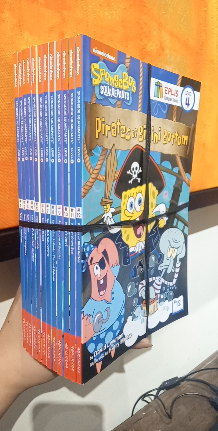 Spongebob Squarepants Series 12 Books by David Lewman - Bookworm Hanoi