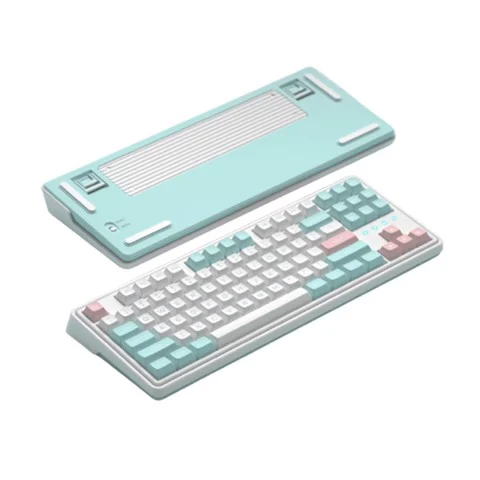 Bàn phím FL-Esports CMK87SAM Mashmallow- 3 Mode (K-box Red)