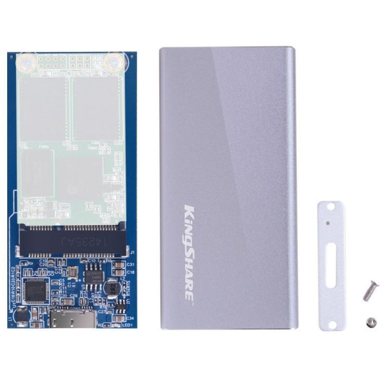 Box SSD mSATA to USB 3.0 KingShare KS-C7MB Aluminum