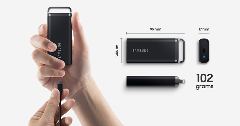 Ổ cứng di động SSD 2TB Samsung T5 EVO 460MB/s MU-PH2T0S