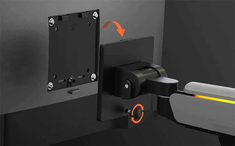 Giá đỡ màn hình Human Motion Monitor Arm T9 Pro II RGB 17-43 Inch