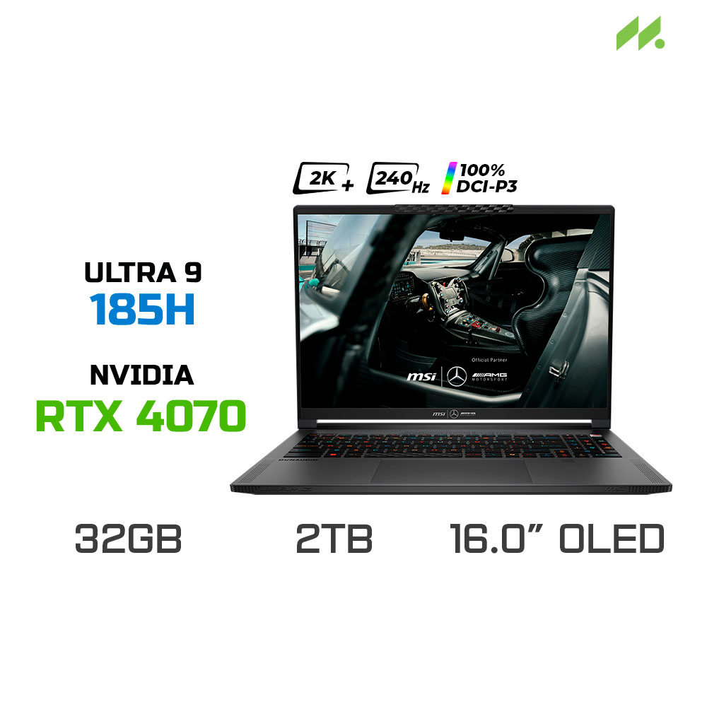 Laptop Gaming MSI Stealth 16 Mercedes AMG Motorsport A1VGG-293VN