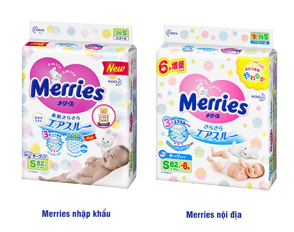Phân biệt bỉm Merries thật giả thông tin HỮU ÍCH cho các mẹ | MBMart.com.vn