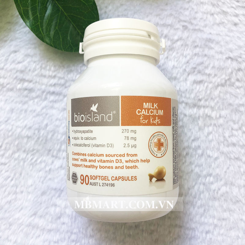 Bio Island Milk Calcium cho bé (90 viên) | MBMart.com.vn