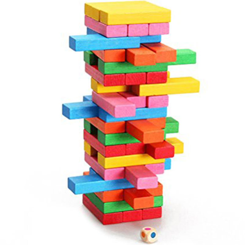 Trò chơi rút gỗ sắc màu XH11 (48 thanh)