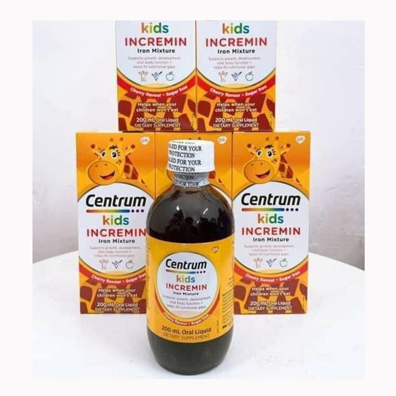 Siro ăn ngon Centrum Kids Incremin Iron Mixture Của Úc 200ml | MBMart ...