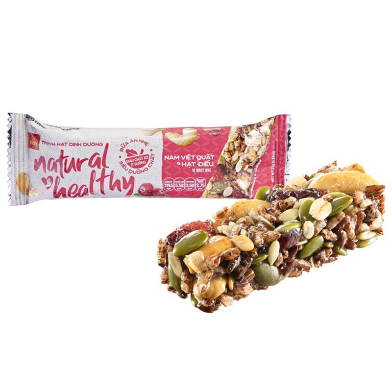 Thanh hạt dinh dưỡng Natural & Healthy Play (nhiều vị) | MBMart.com.vn