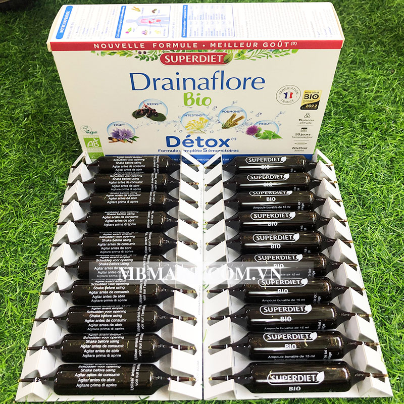 Thực phẩm Drainaflore Bio Detox giải độc gan, thanh lọc cơ thể | MBMart ...