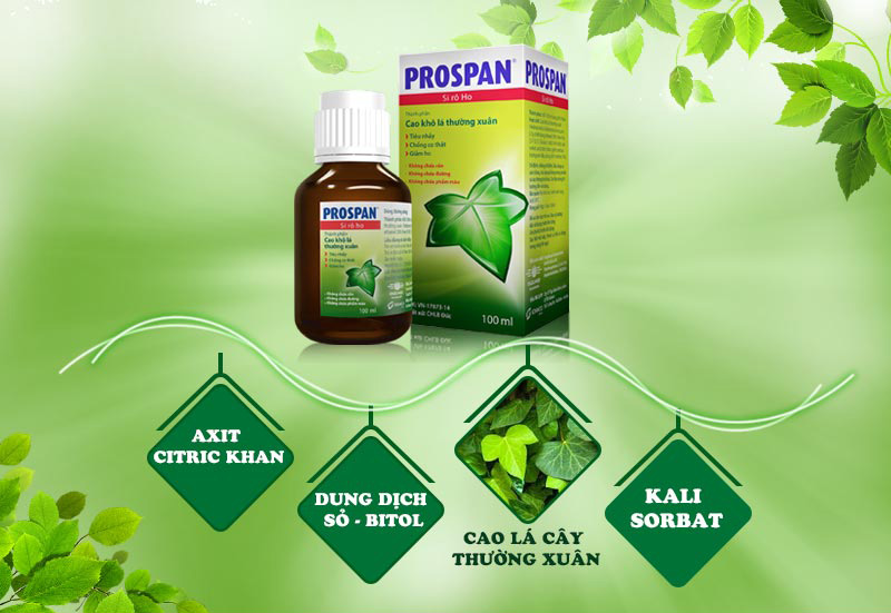 Thuốc ho Prospan Đức 100ml hiệu quả trong phòng ngừa và điều trị ho ...