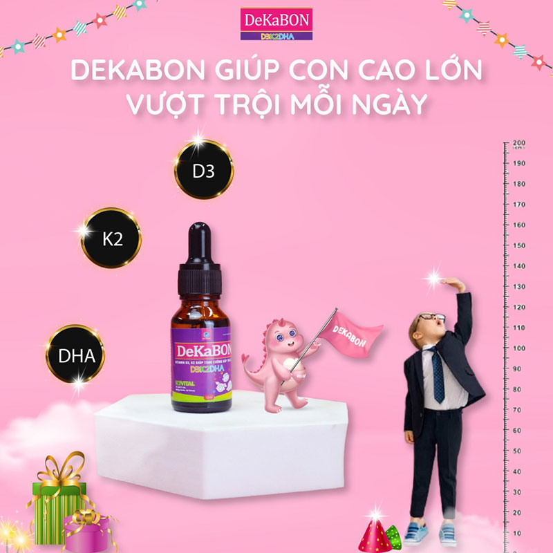 Vitamin D3 K2 DHA Dekabon 15ml | MBMart.com.vn