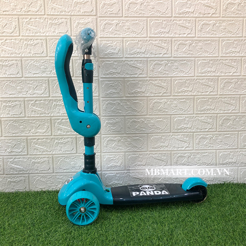 Xe trượt Scooter Panda cao cấp vừa làm xe chòi chân cho bé vừa làm xe ...