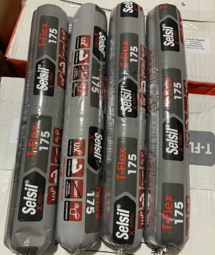 Keo chống thấm dột Selsil TFlex 175 Hybrid Sealant 600ml