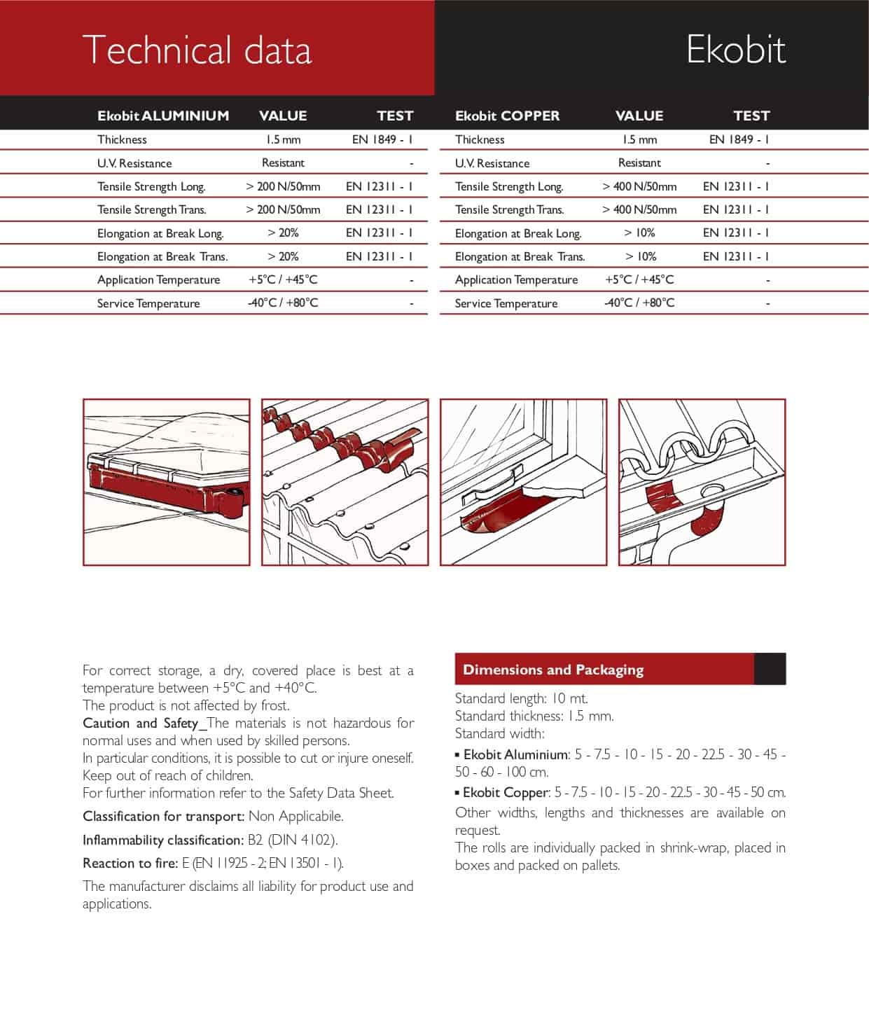 BĂNG KEO CHỐNG THẤM EKOBIT (ITALIA)