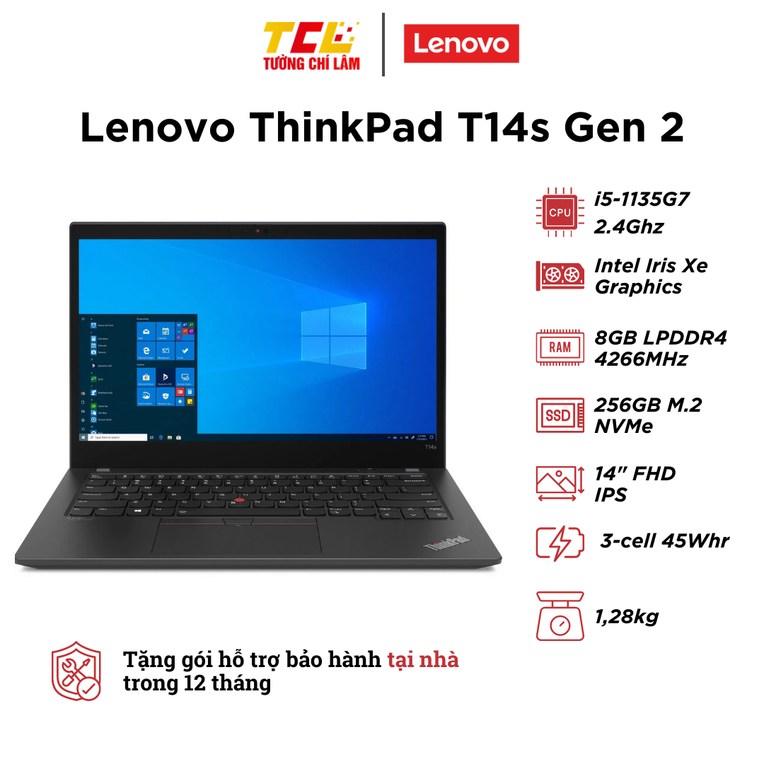 Lenovo ThinkPad T14s Gen 2 Chính Hãng - Uy Tín - Giá Sinh Viên