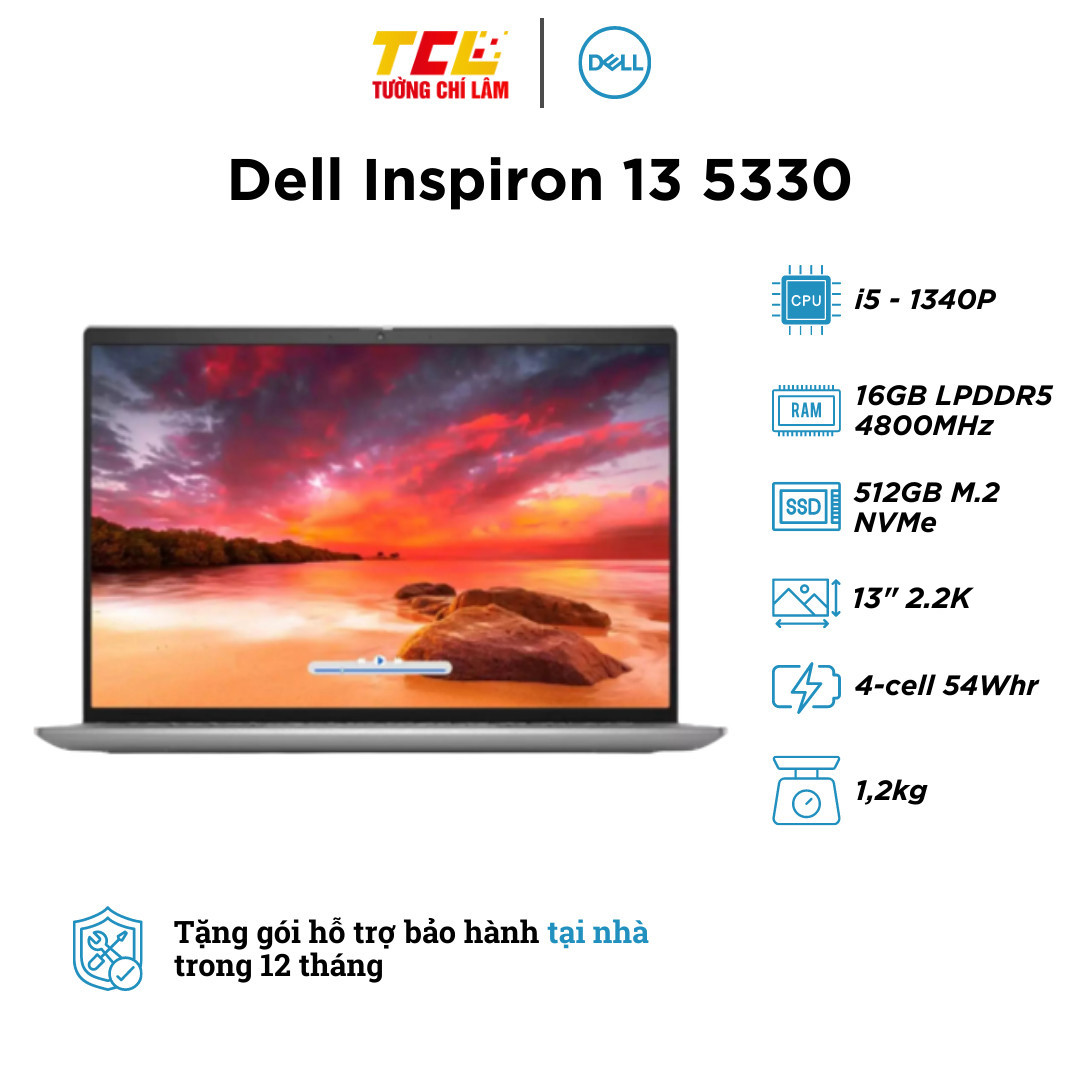 Laptop Dell Inspiron 13 5330 2023 Chính Hãng - Giá Rẻ - Trả Góp 0%