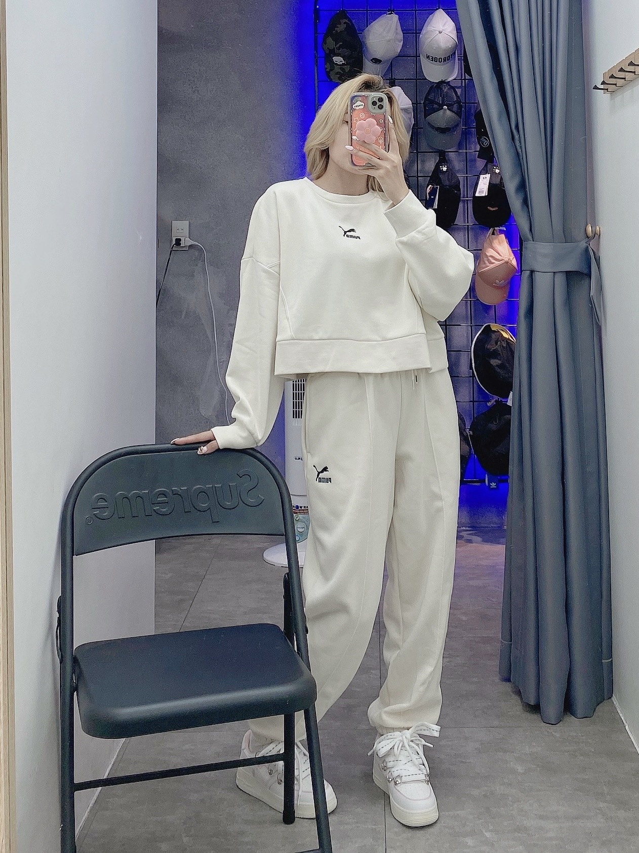 Bộ nỉ thể thao Puma Off White (form Âu) – Uspox - Siêu thị giày thể ...