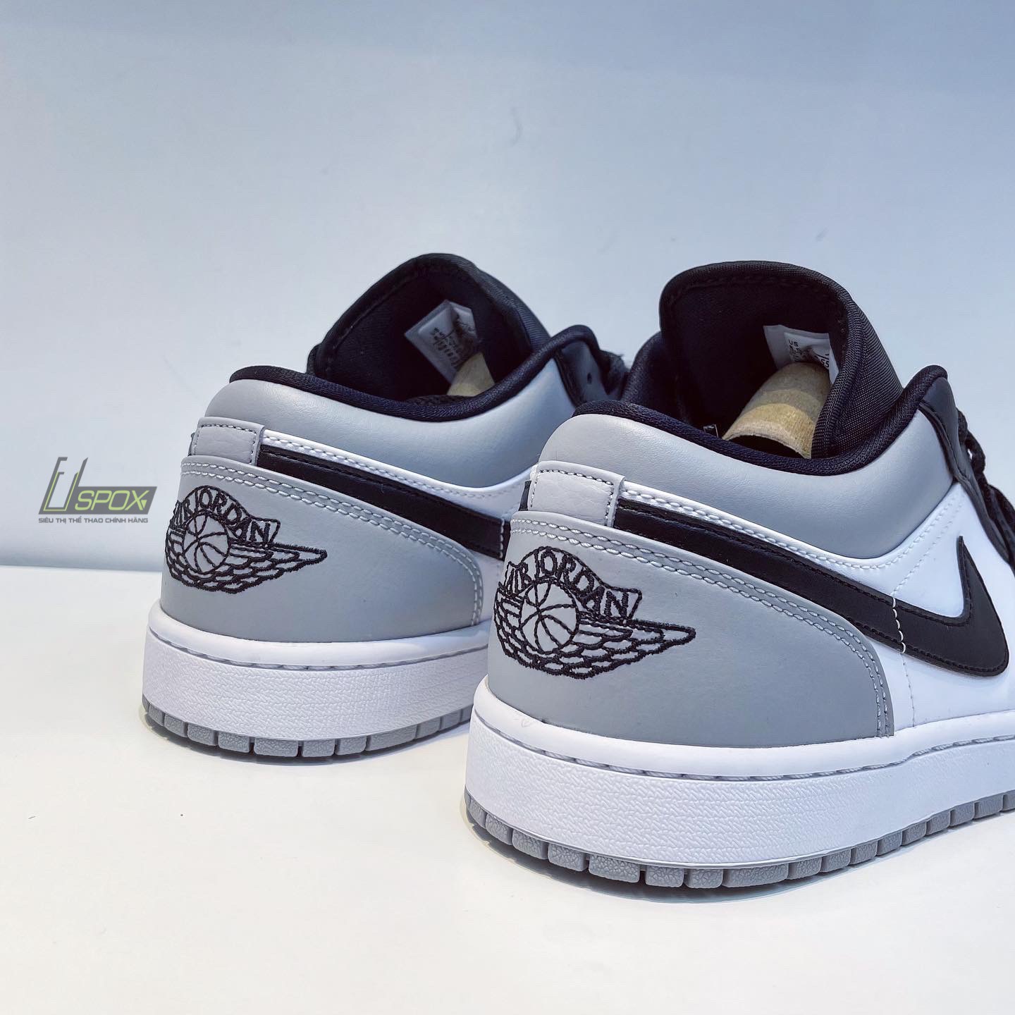 Giày Nike Air Jordan 1 Low ‘Shadow Toe’ 553558-052 – Uspox - Siêu thị ...
