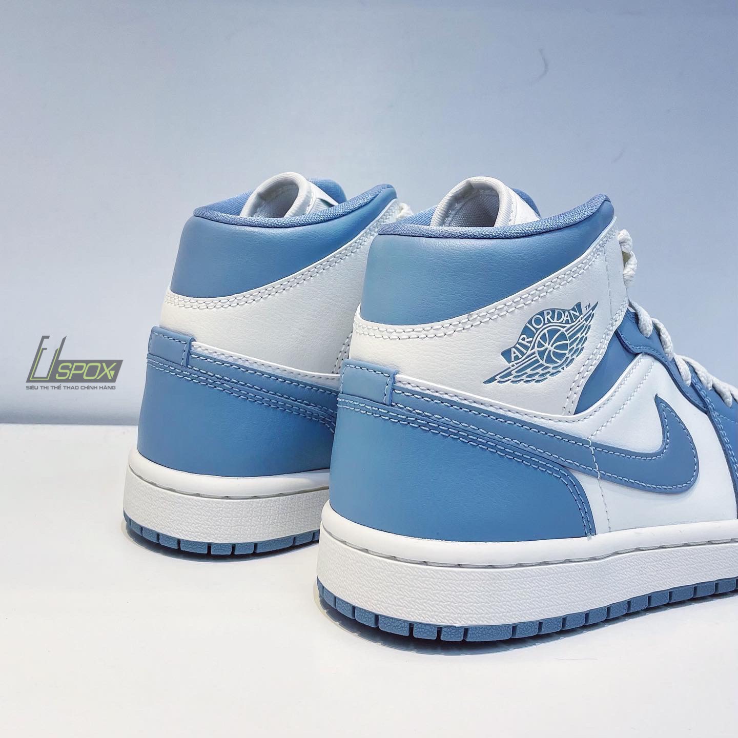 Giày Nike Air Jordan 1 Mid ‘University Blue’ BQ6472-141 – Uspox - Siêu ...
