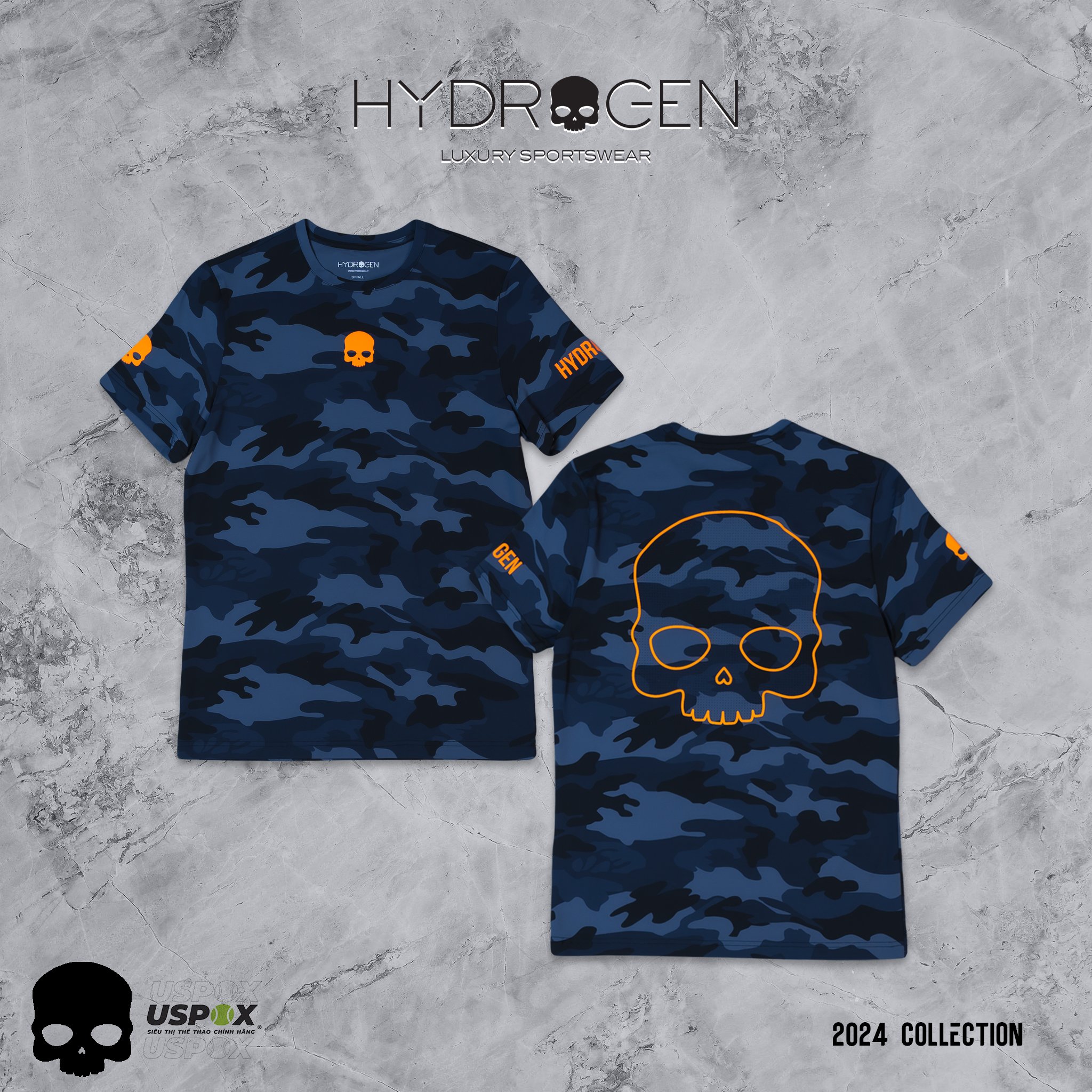 Áo Hydrogen Skull TECH Camo Orange 2023 – Uspox - Siêu thị giày thể ...