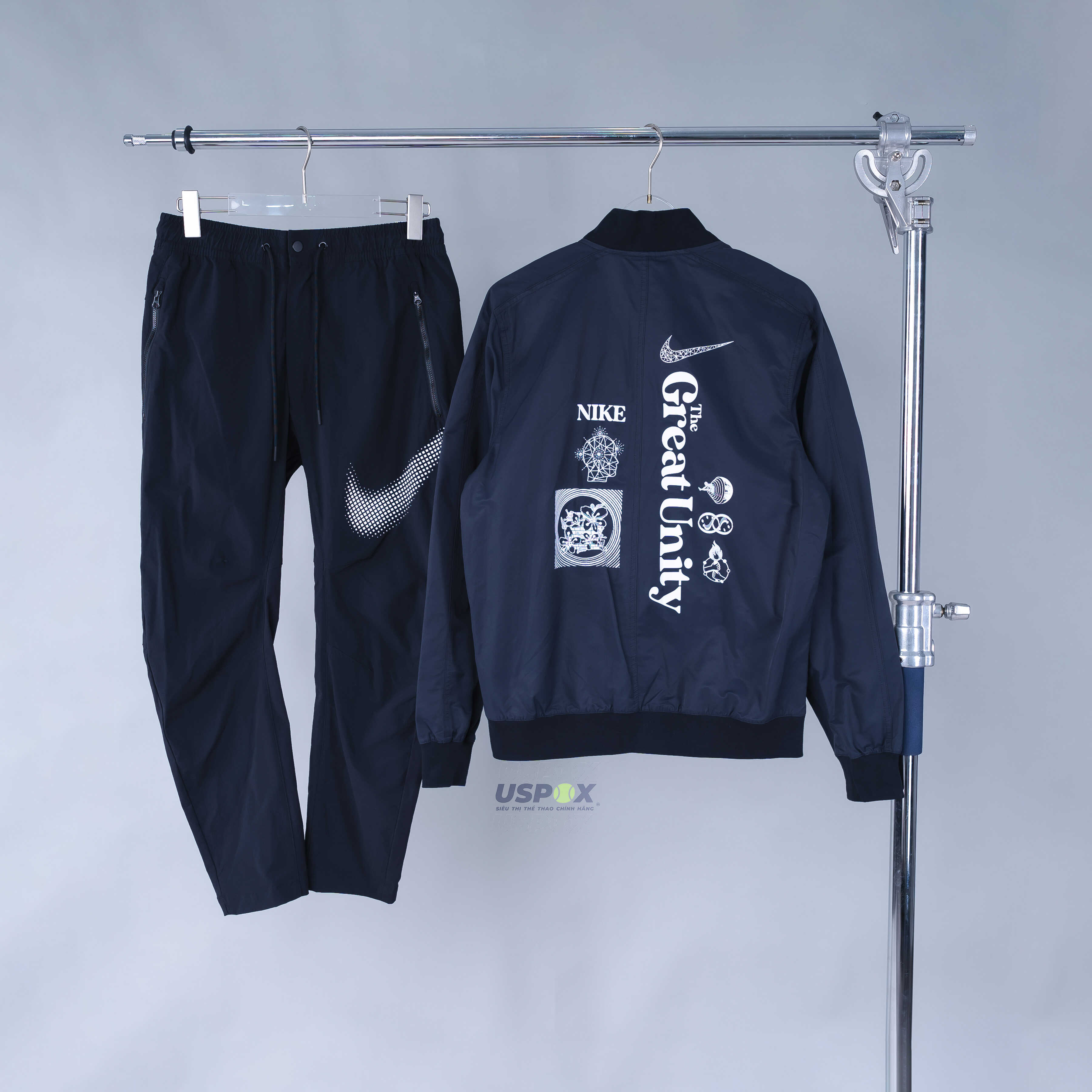 Bộ thể thao Nike Alphabet Logo Printing Black (form Á) – Uspox - Siêu ...