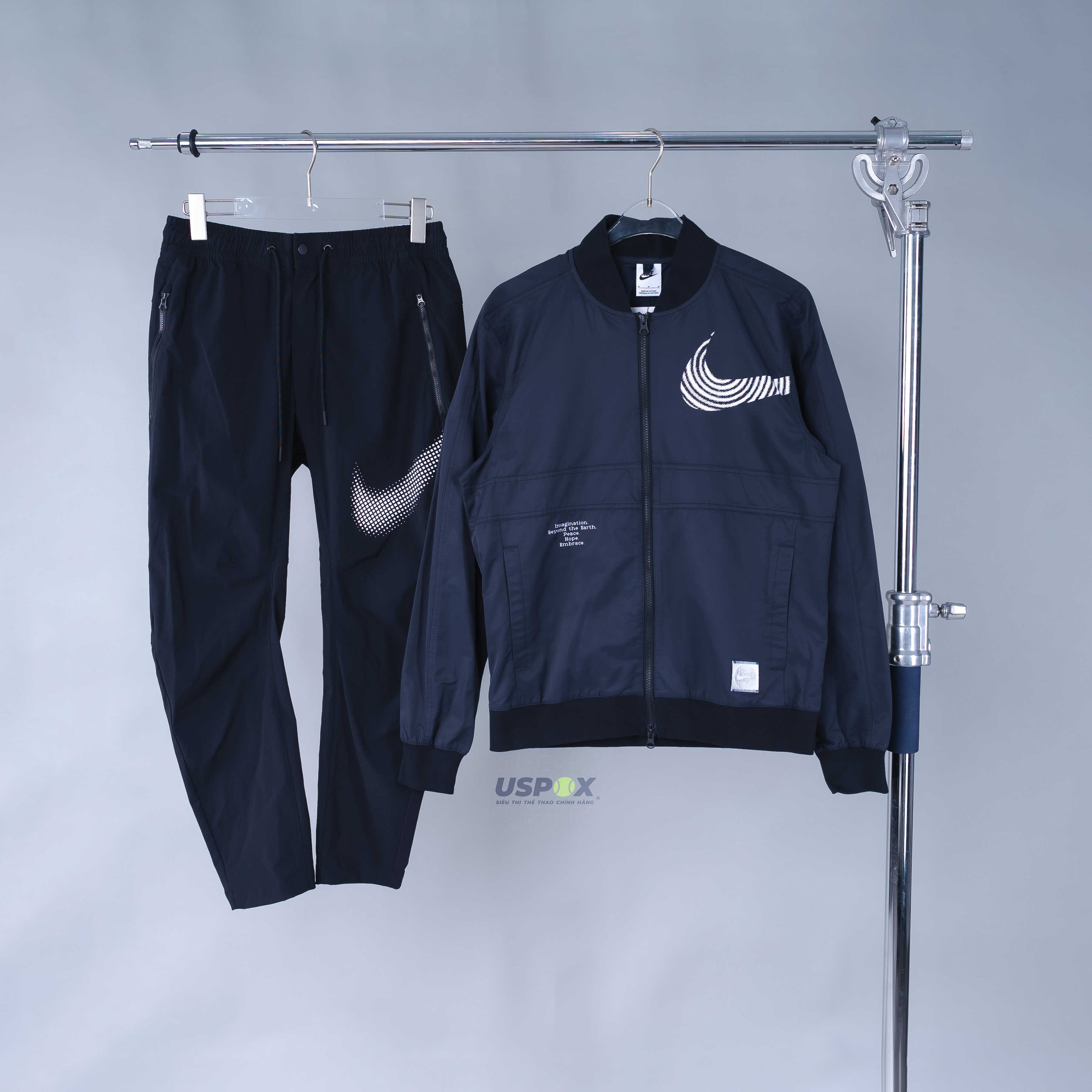 Bộ thể thao Nike Alphabet Logo Printing Black (form Á) – Uspox - Siêu ...