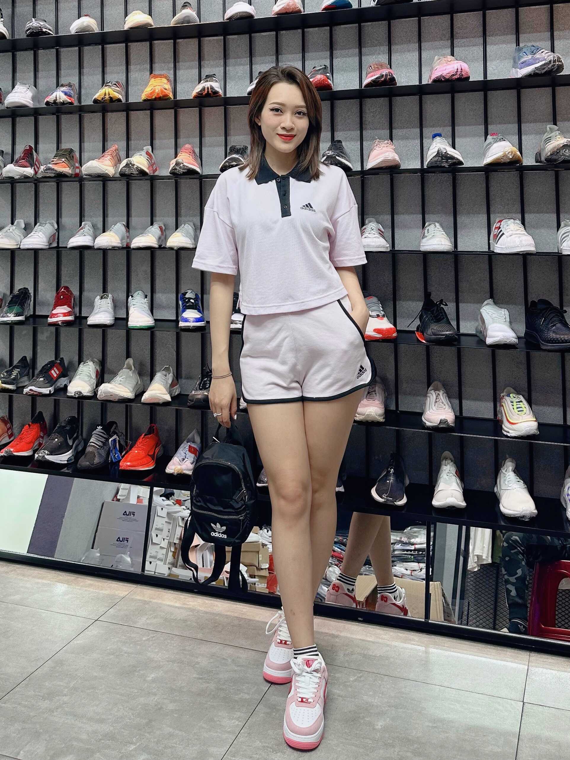 Bộ thể thao nữ Adidas Pique Pink (form Âu) – Uspox - Siêu thị giày thể ...