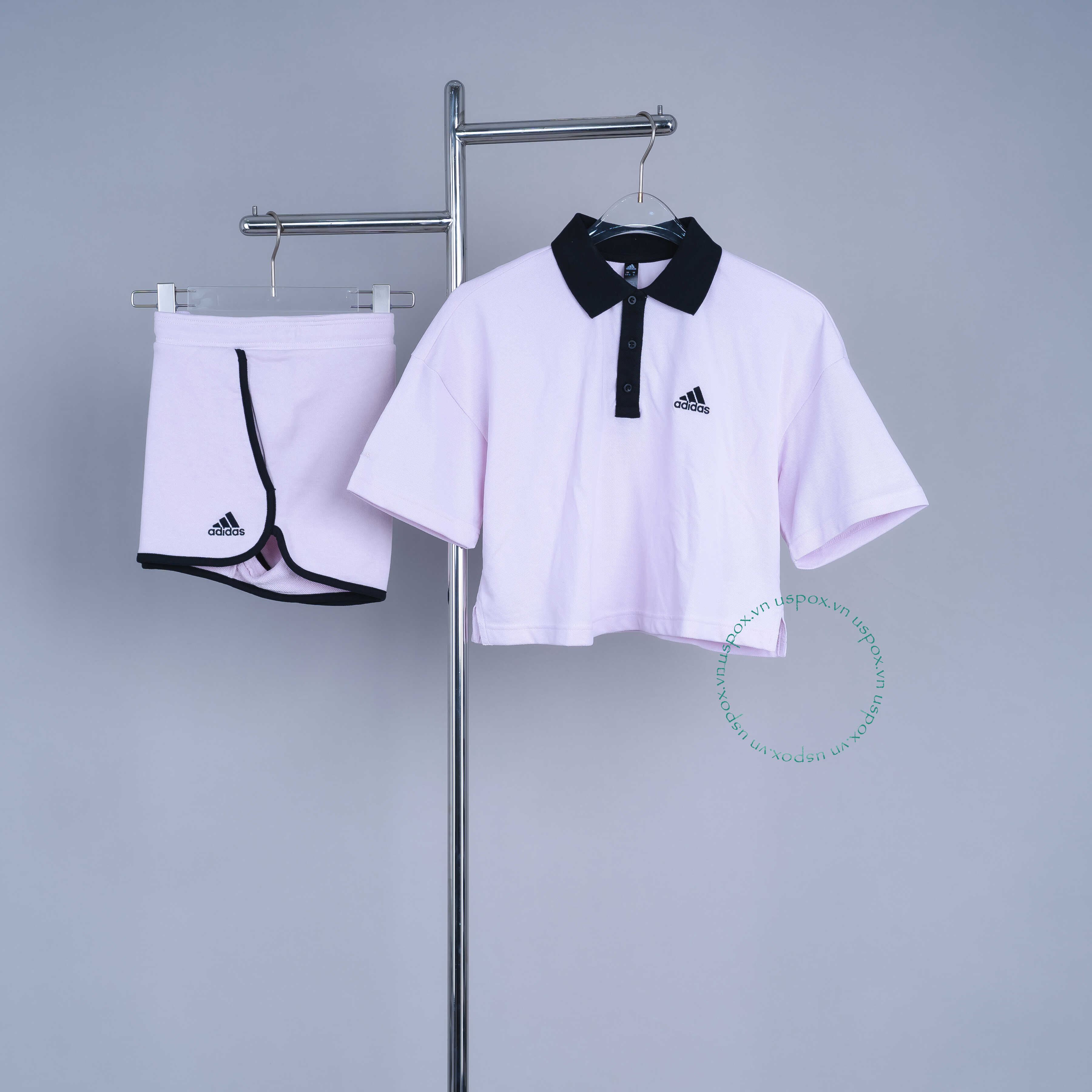 Bộ thể thao nữ Adidas Pique Pink (form Âu) – Uspox - Siêu thị giày thể ...