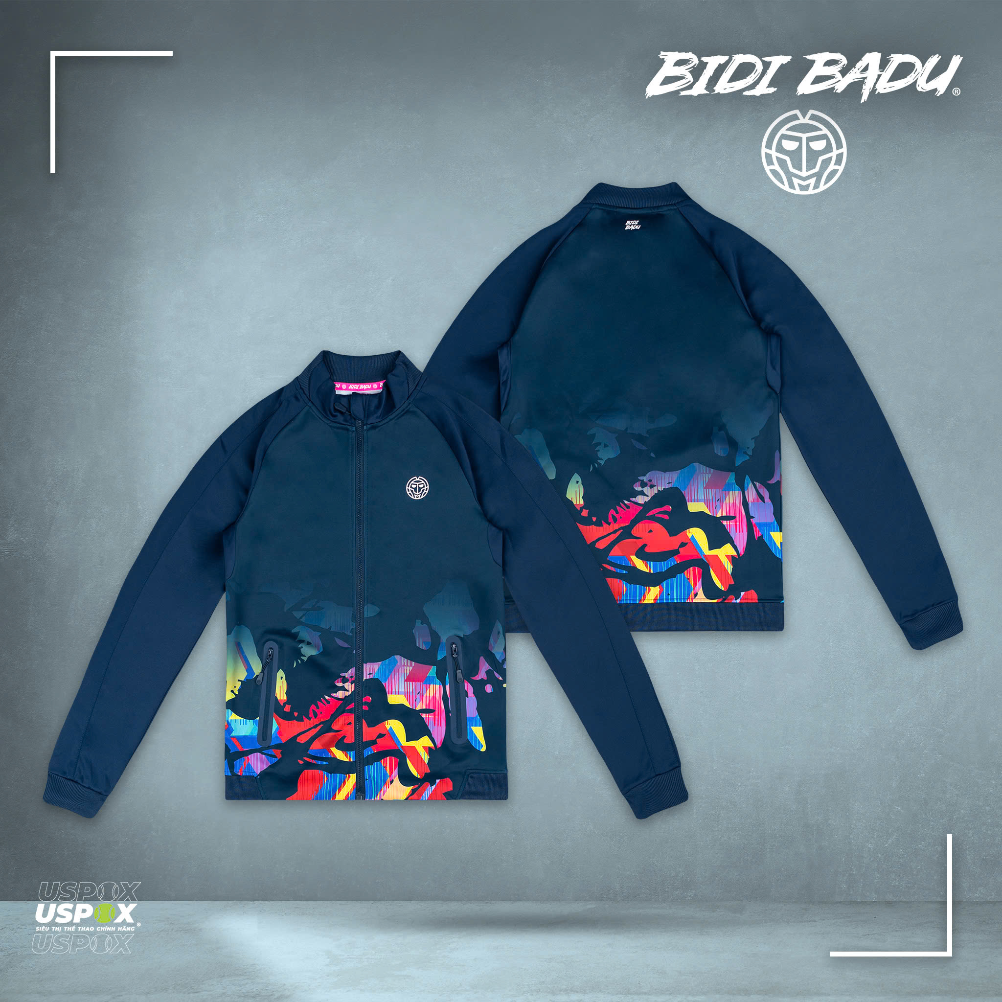 Áo Khoác Bidi Badu Wild Arts Navy – Uspox - Siêu thị giày thể thao ...