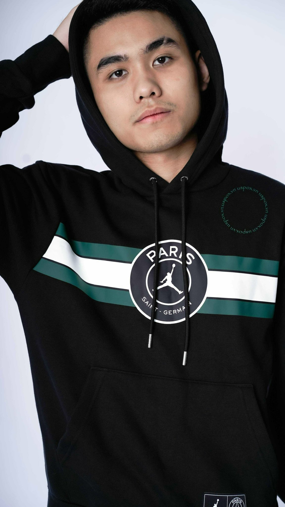 Bộ Nike JD PSG Black Green 2021 – Uspox - Siêu thị giày thể thao chính hãng