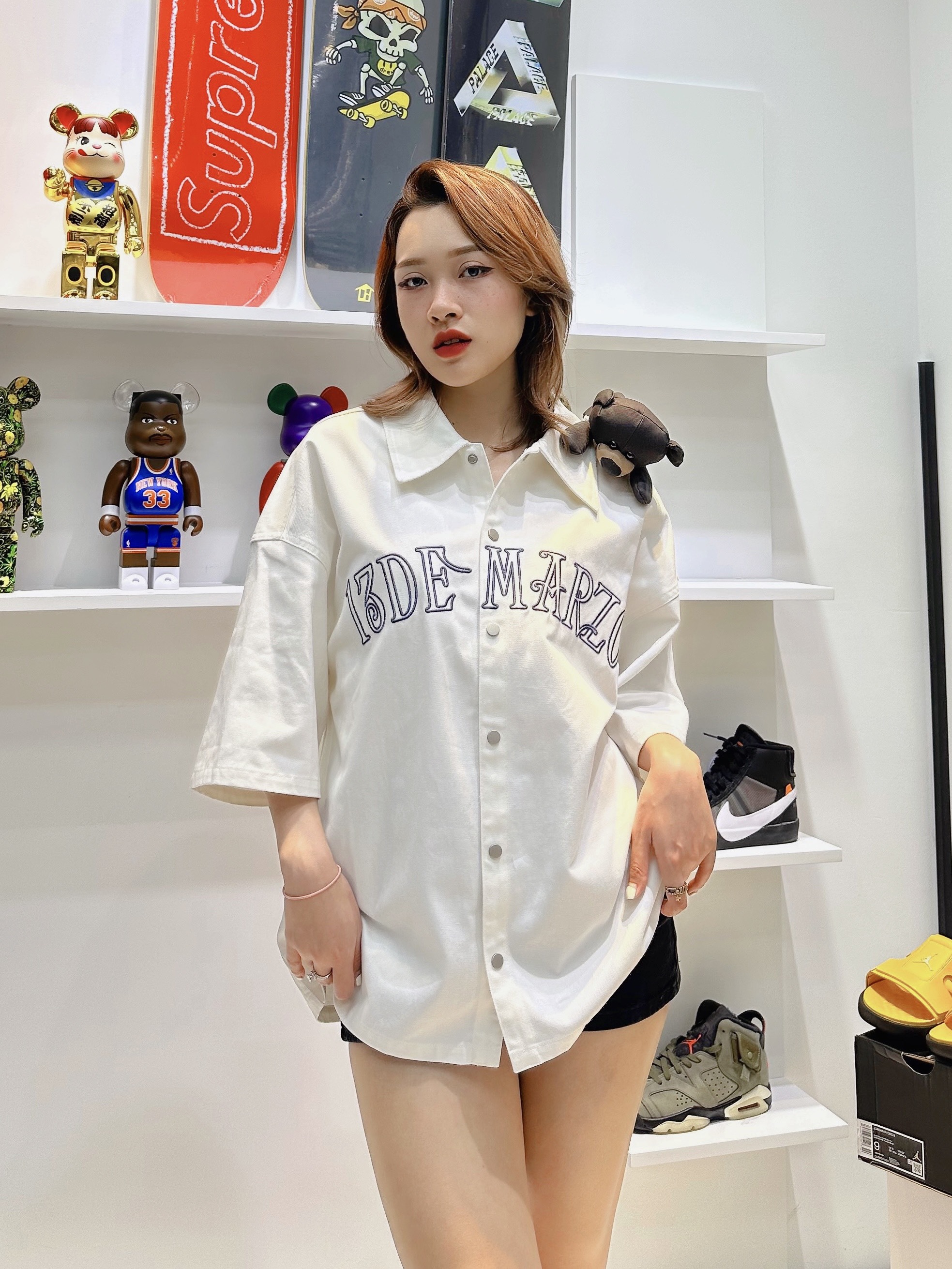 Áo 13De Marzo Palda Bear White – Uspox - Siêu thị giày thể thao chính hãng