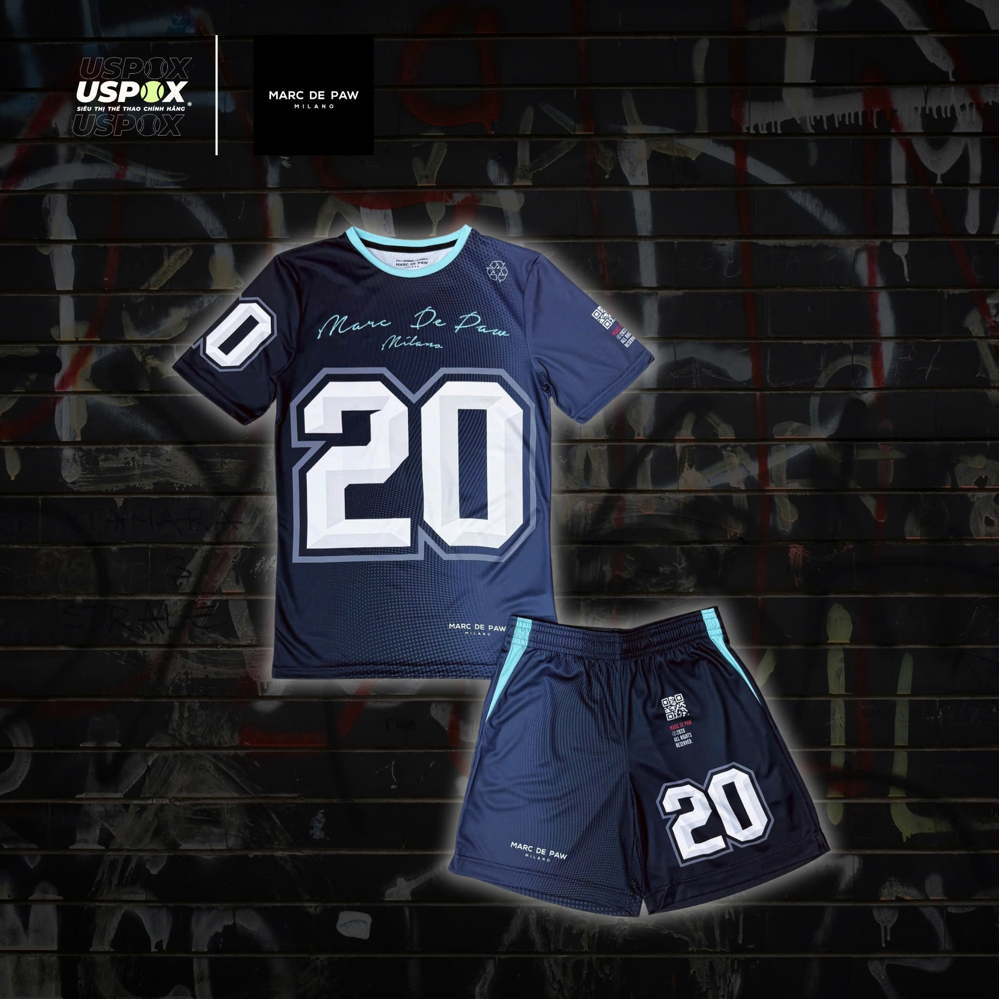 Bộ thể thao Marc De Paw 20 Black – Uspox - Siêu thị giày thể thao chính ...