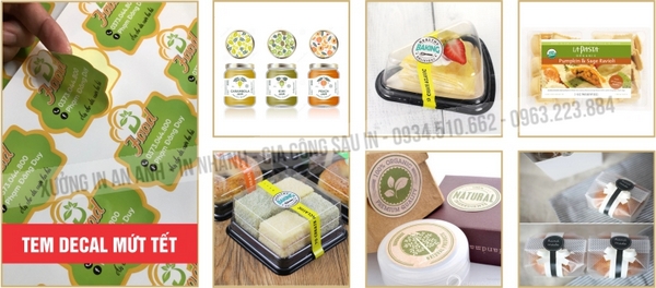 In tem nhãn, in tem decal giá rẻ theo yêu cầu - Báo giá 2024 | InAnAnh
