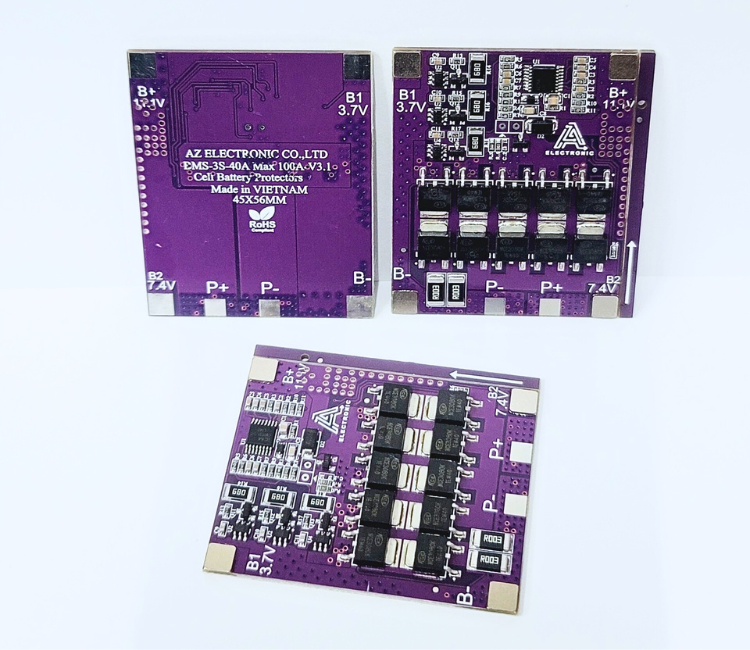 Mạch BMS 3S 40A 12.6v pin 3.7V (Ver 3.1) sạc xả quản lí cell pin, có ...
