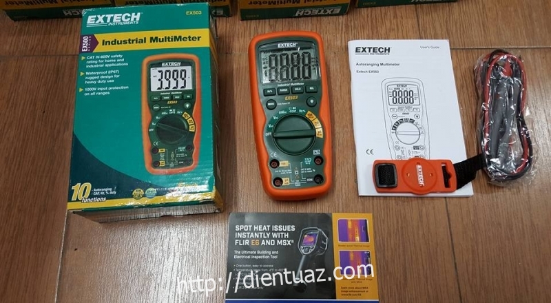 Đồng hồ extech EX503 TU1 KV7KH hiển thị số | Cửa hàng thiết bị - Linh ...
