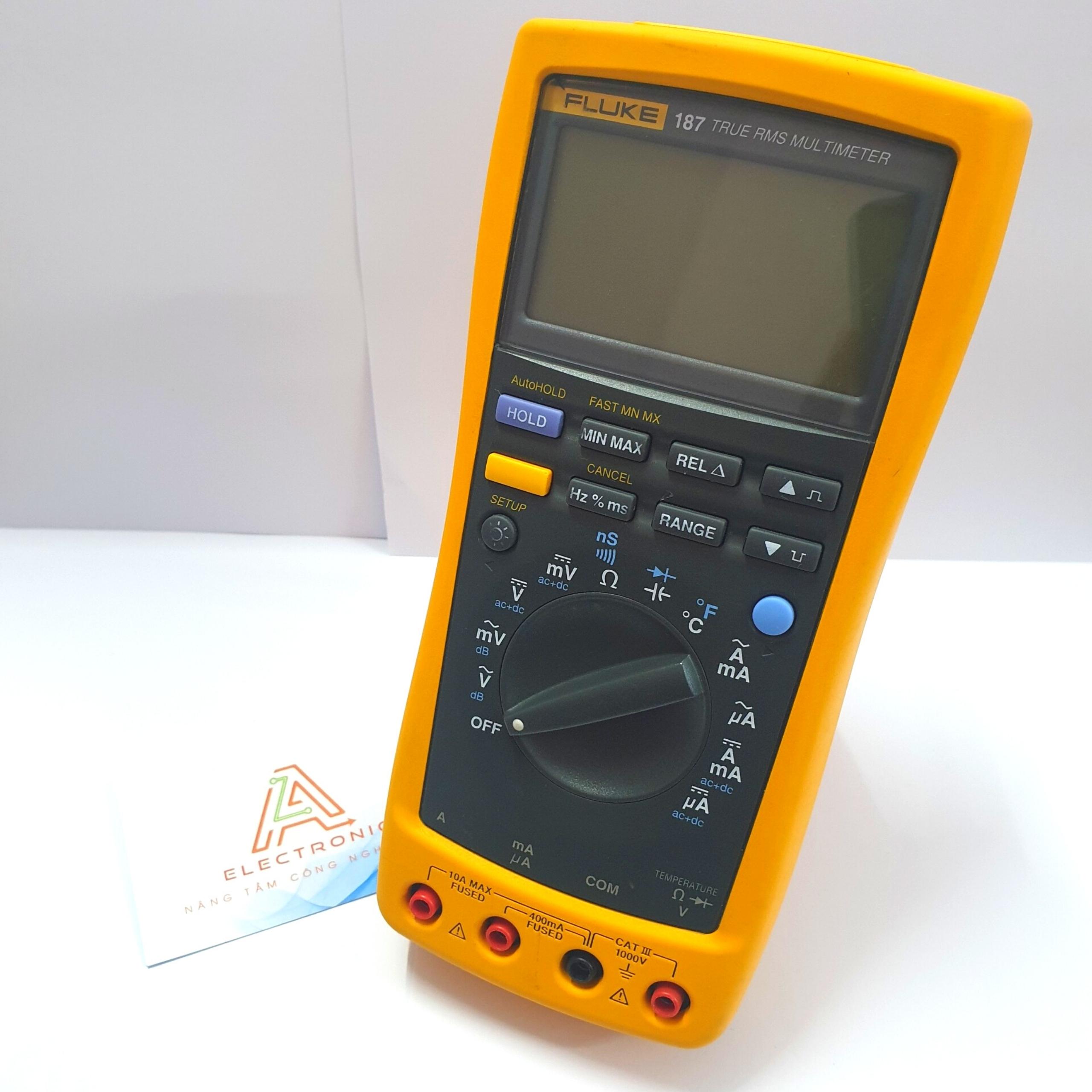Đồng hồ vạn năng Fluke 187 mới 90% | Cửa hàng thiết bị - Linh kiện điện ...