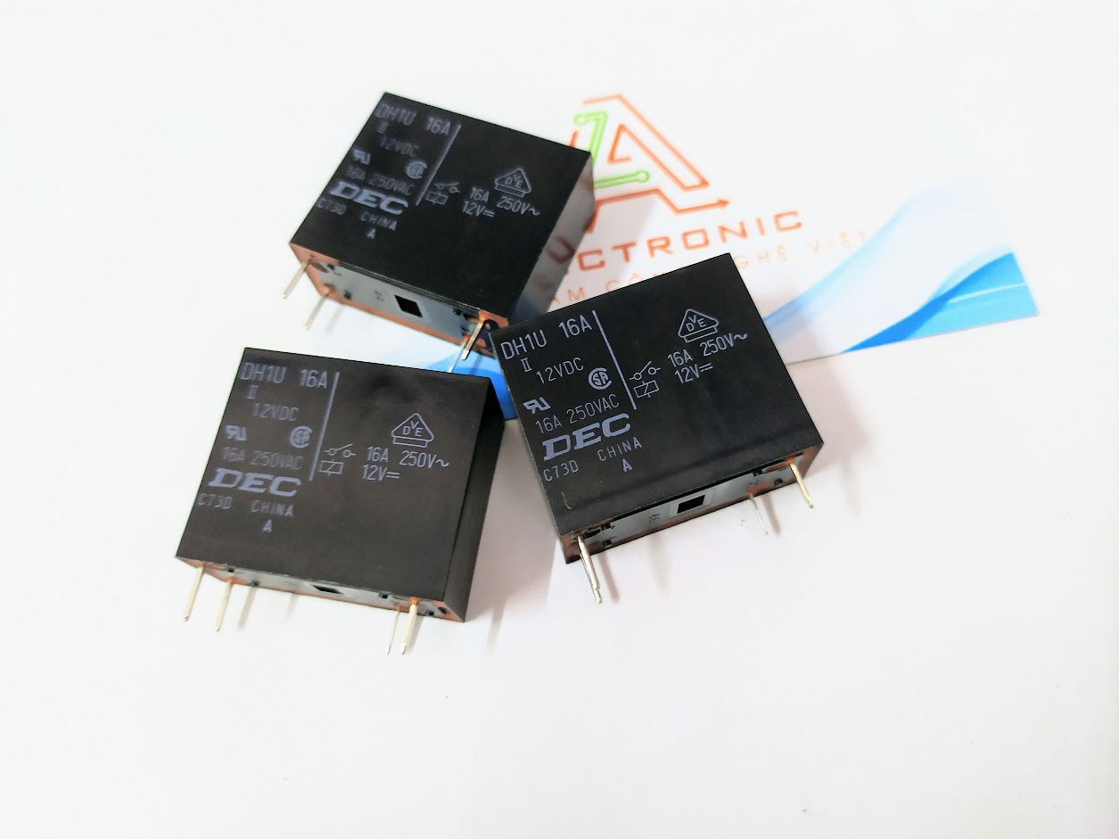 Relay DH1U-12VDC 4 chân DC12V 16A | Cửa hàng thiết bị - Linh kiện điện ...