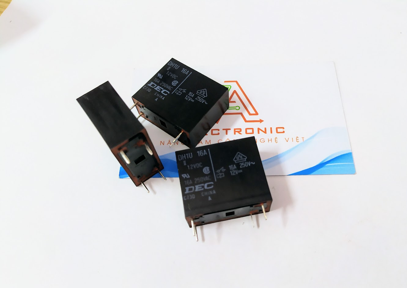 Relay DH1U-12VDC 4 chân DC12V 16A RK-7 | Cửa hàng thiết bị - Linh kiện ...