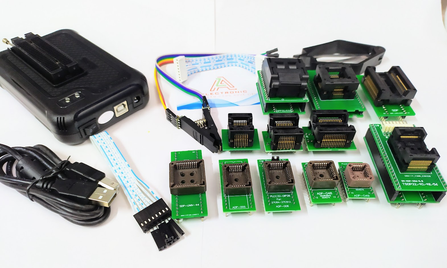 Máy nạp rom XGecu T56 (Nor Flash / NAND Flash / EMMC) kèm 12 đế | Cửa ...