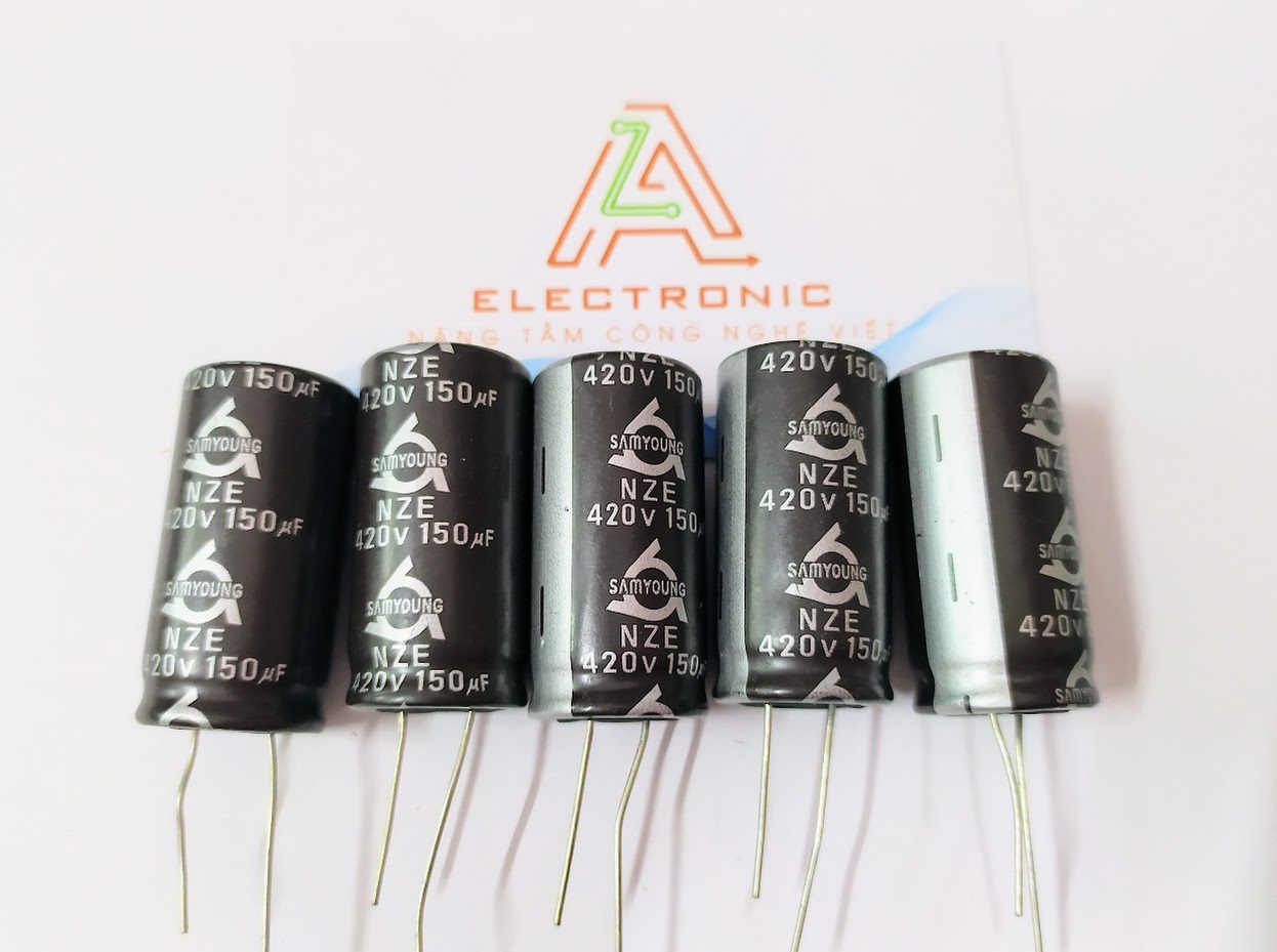 Tụ SAMYOUNG 420V 150UF 18X35mm (new) | Cửa hàng thiết bị - Linh kiện ...