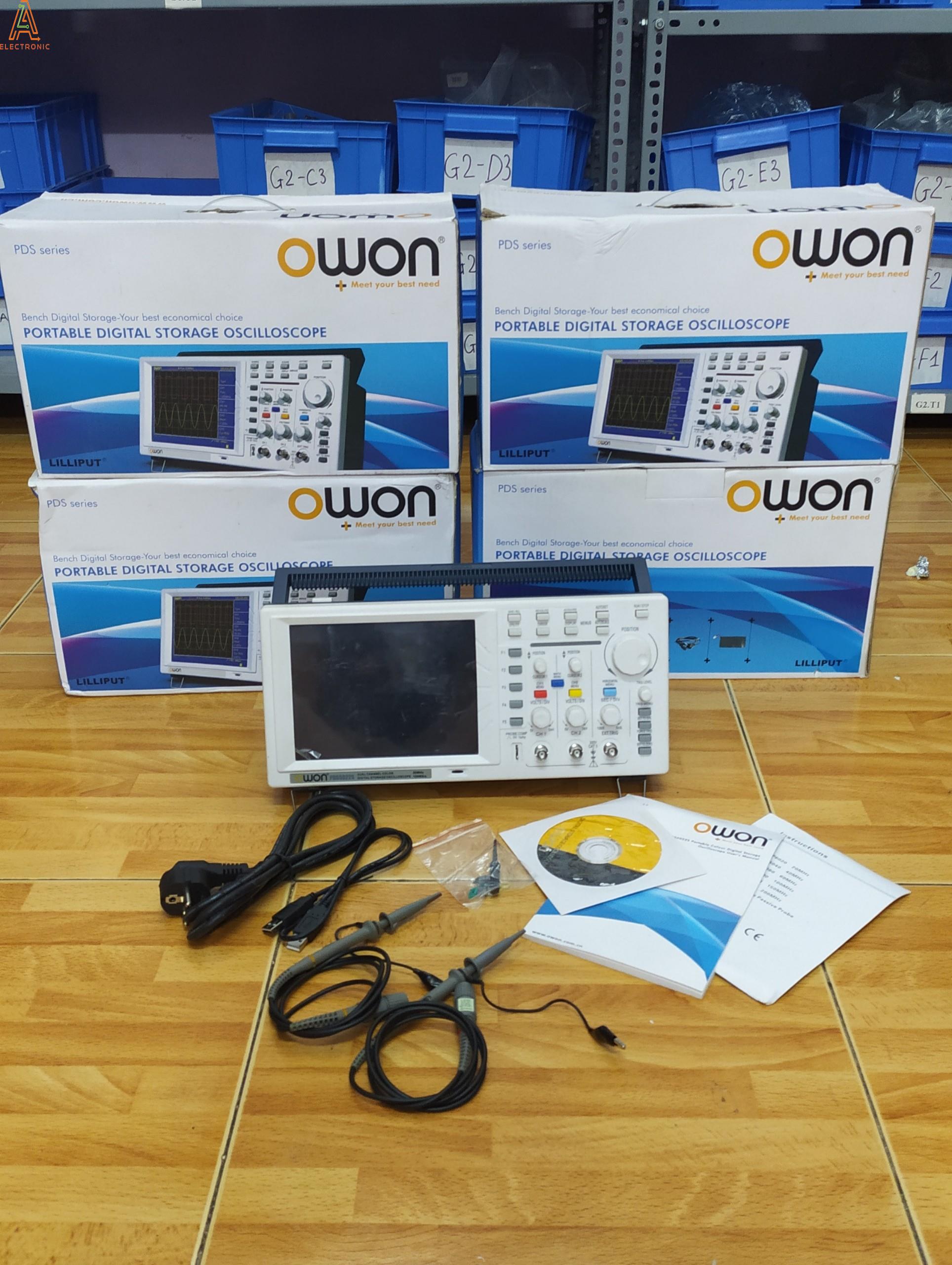 Máy hiện sóng OWON PDS5022S 25MHZ 2 kênh Chính Hãng | Cửa hàng thiết bị ...